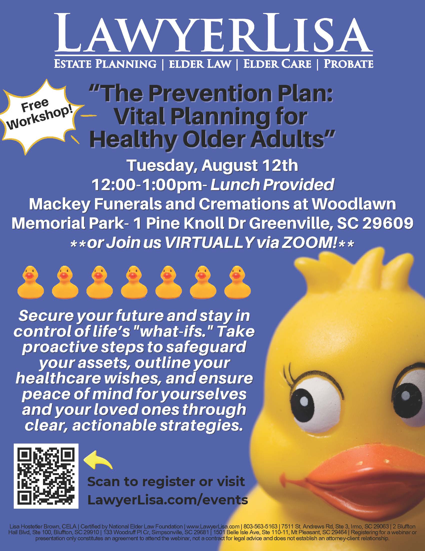 The Prevention Plan: Vital Planning for Healthy Older Adults — August ...